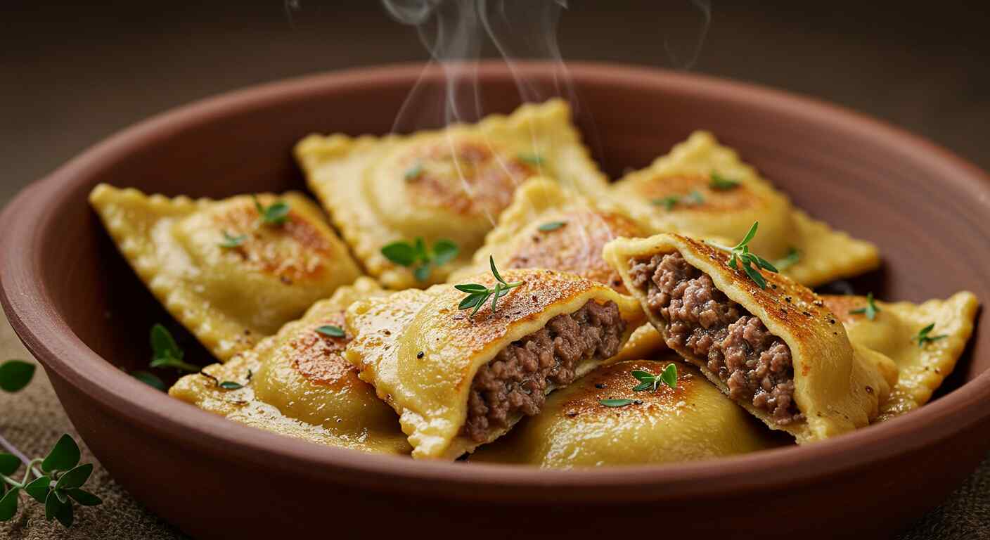 Best Toasted Beef Ravioli With Crispy Twist